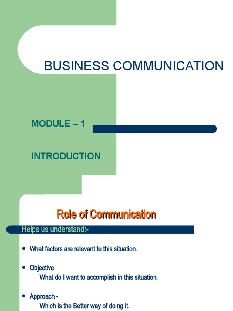 business communication