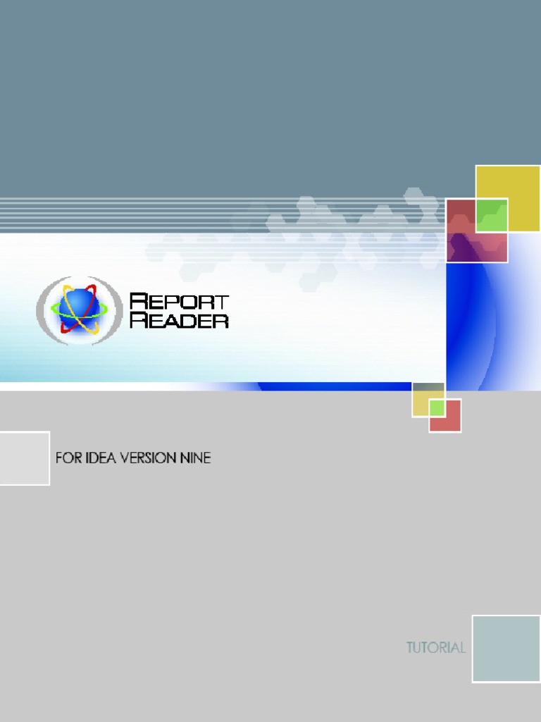 Report Reader Tutorial | PDF | Page Layout | Computer File