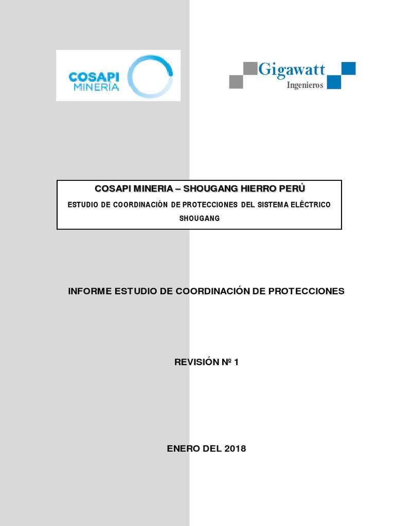 Informe Ecp Cosapi 2017 - Rev1 | PDF | Transformador | Corriente eléctrica