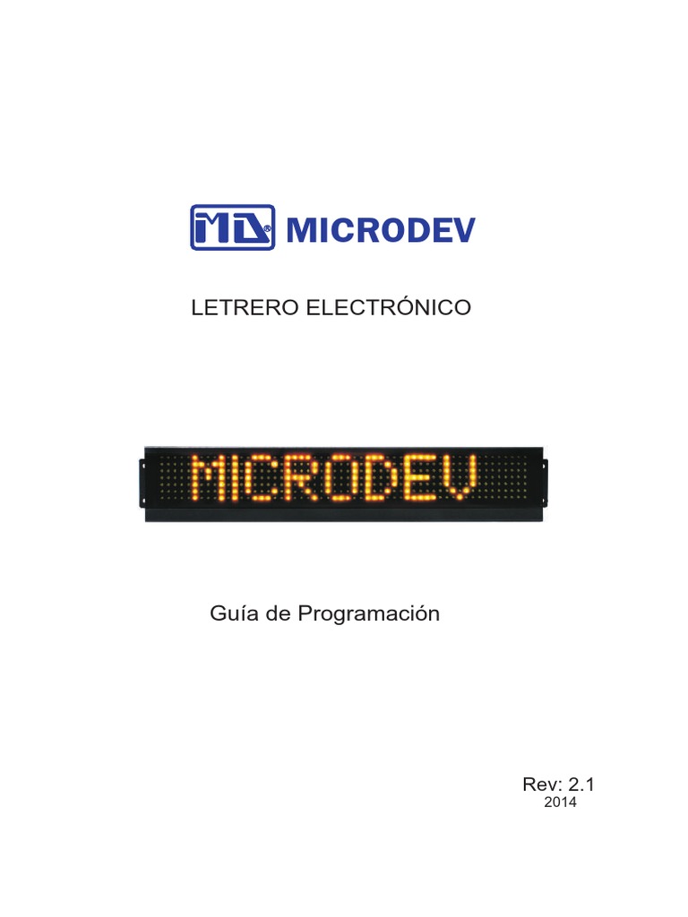 Letreros Microdev USB | PDF | USB | Disco compacto