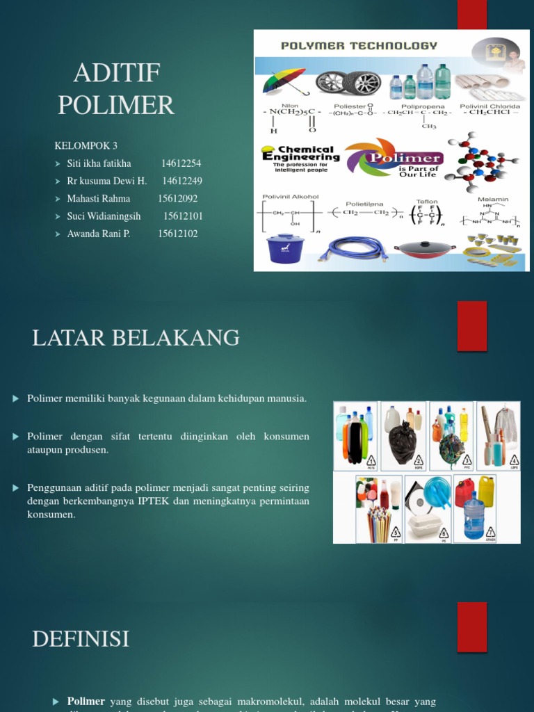 Aditif Polimer | PDF