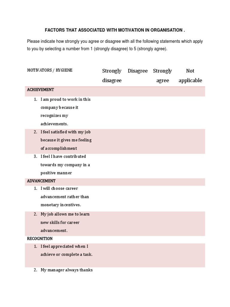 Strongly Disagree Disagree Strongly Agree Not Applicable | PDF