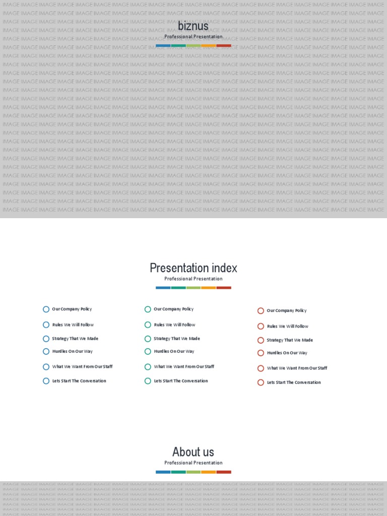 Biznus: Professional Presentation | PDF | Business