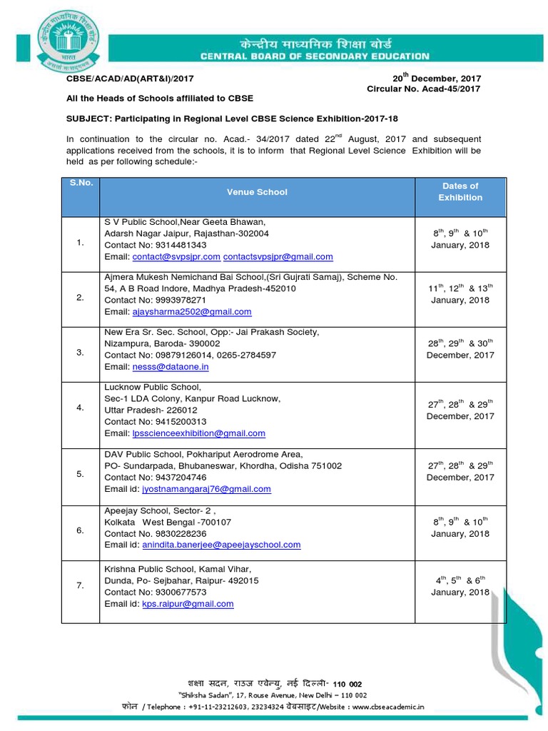 45 Circular 2017 PDF | PDF | Schools | Further Education