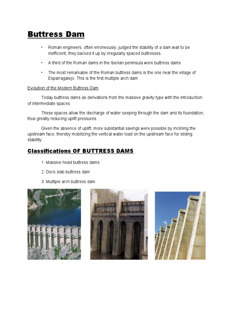 Evolution of Buttress Dam Design: Exploring the Structural Advancements ...