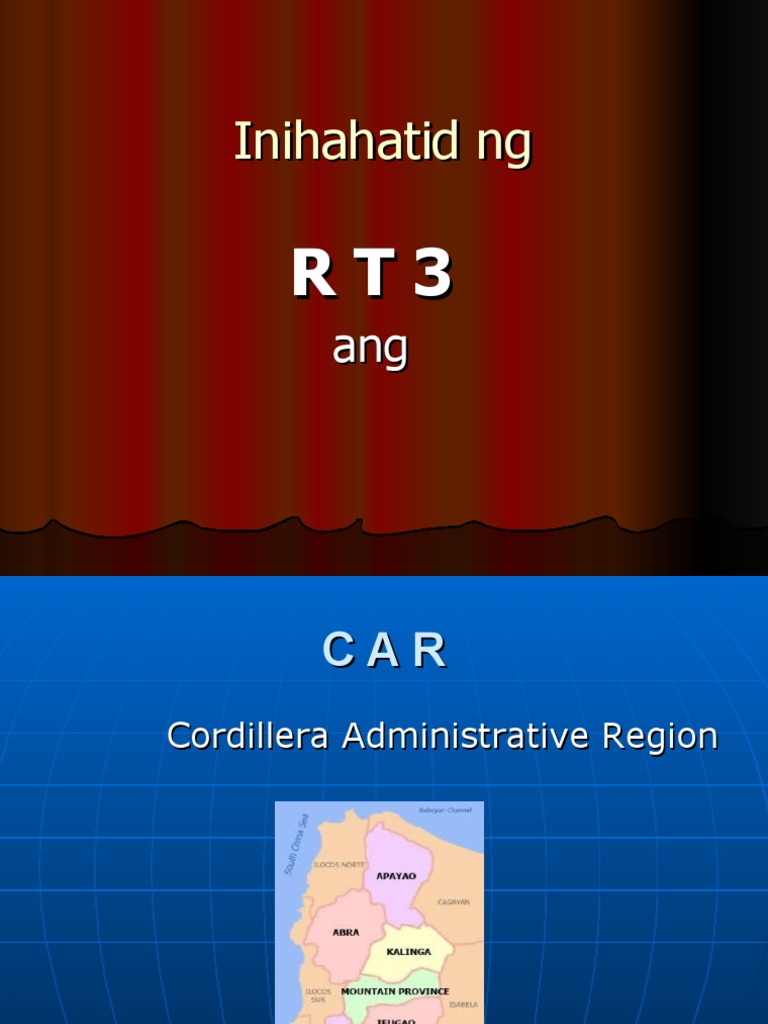 Rehiyon NG CAR - Cordillera Administrative Region | PDF