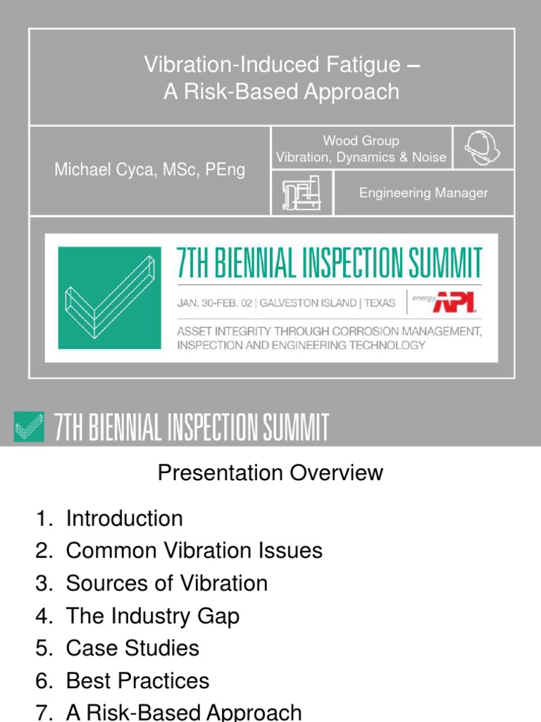 Vibration-Induced Fatigue - A Risk-Based Approach | PDF | Pump ...