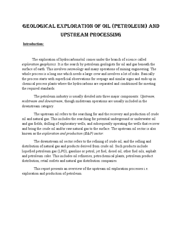 Upstream Processing Pdf Casing Borehole Reflection Seismology