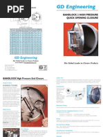 TDW - D2000 Quick Opening Closure | PDF | Door | Pipe (Fluid Conveyance)