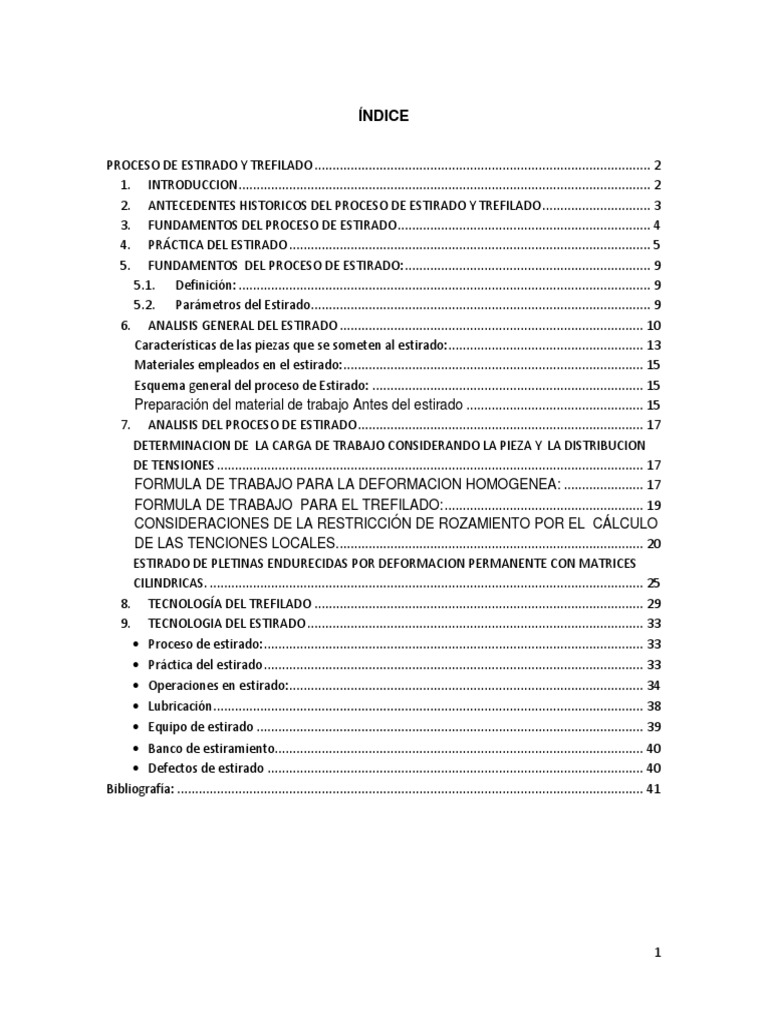 Proceso de Estirado y Trefilado | PDF | Aluminio | Acero