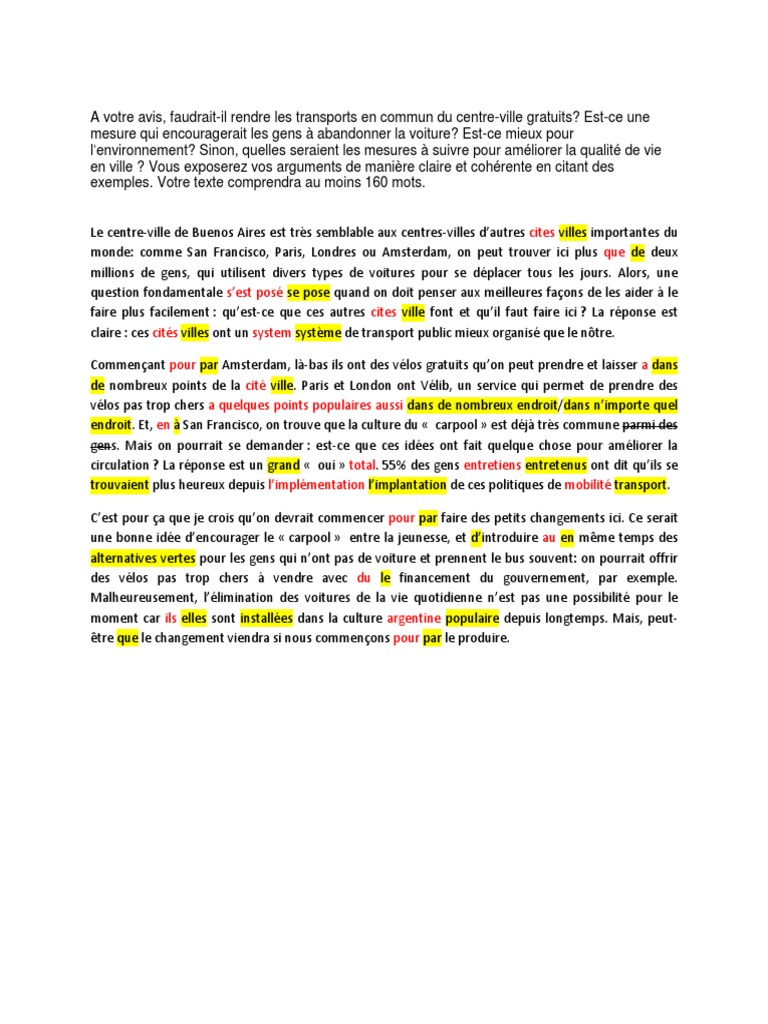 Essai 3 - Mobilité | PDF | Affaires | Sciences sociales