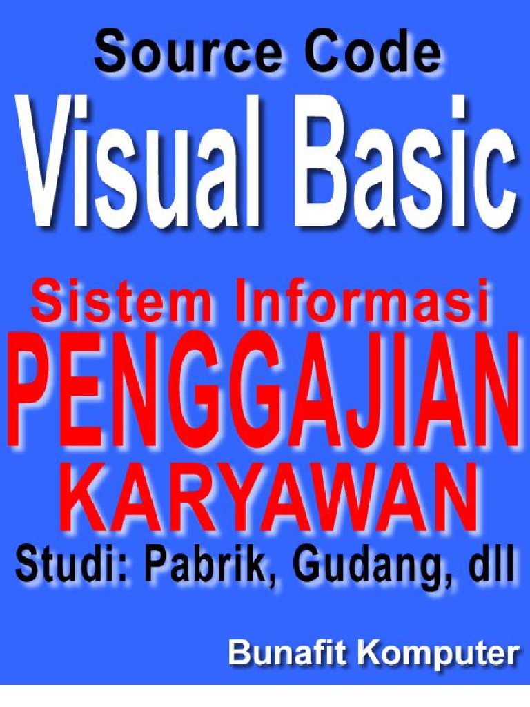 Source Code Visual Basic 6.0 - Desain Dan Analisis Sistem Informasi ...