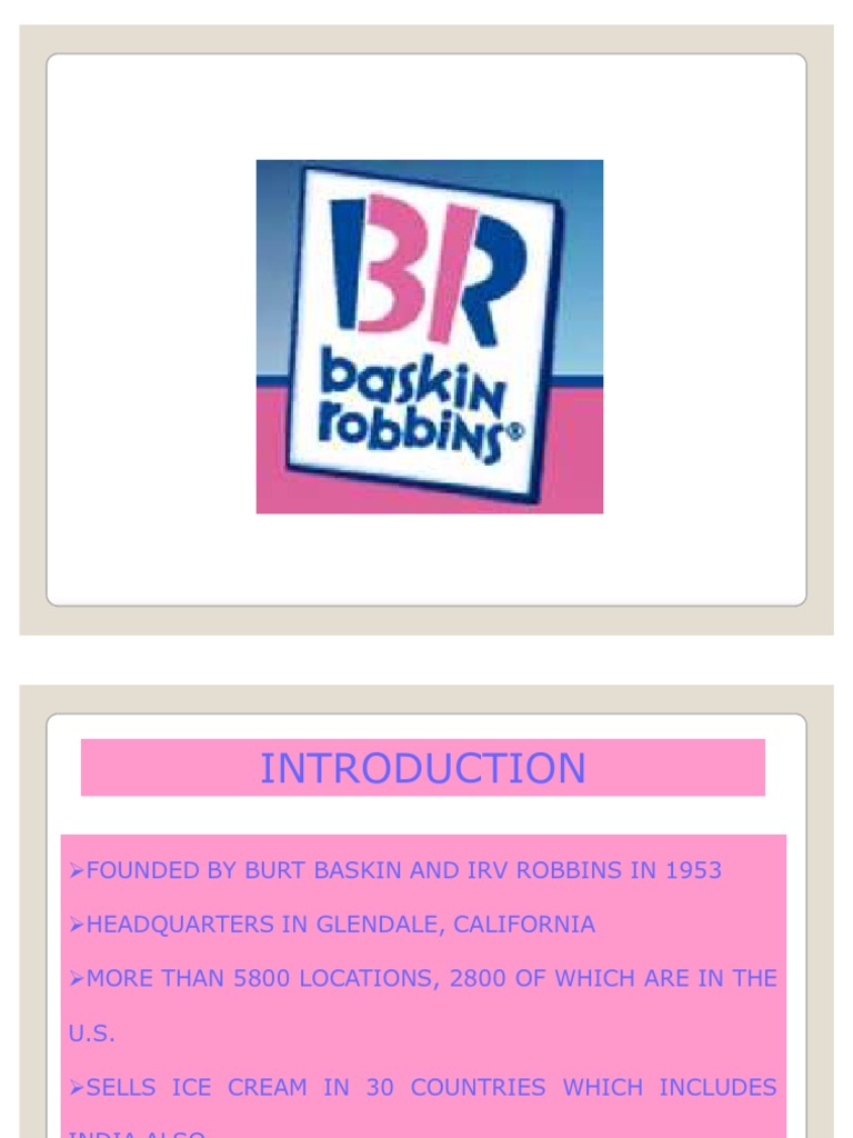 Baskin Robbins | PDF