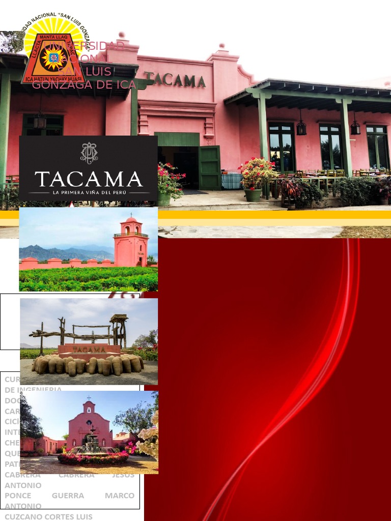 Informe sobre la Visita a Bodega Tacama | PDF | Vino | Perú