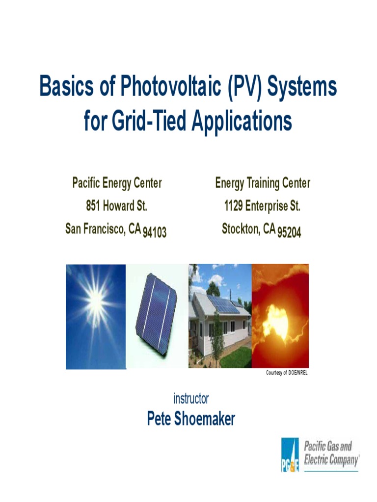 PV Basics | PDF | Thin Film Solar Cell | Photovoltaics