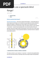 ASME B16.48 Spectacle Blind Flange Dimensions and Weight Chart | PDF ...