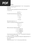 Latihan Soal Lingkaran Kelas Xii - 2024 | PDF