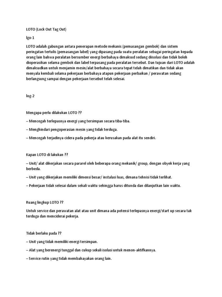 Loto | PDF