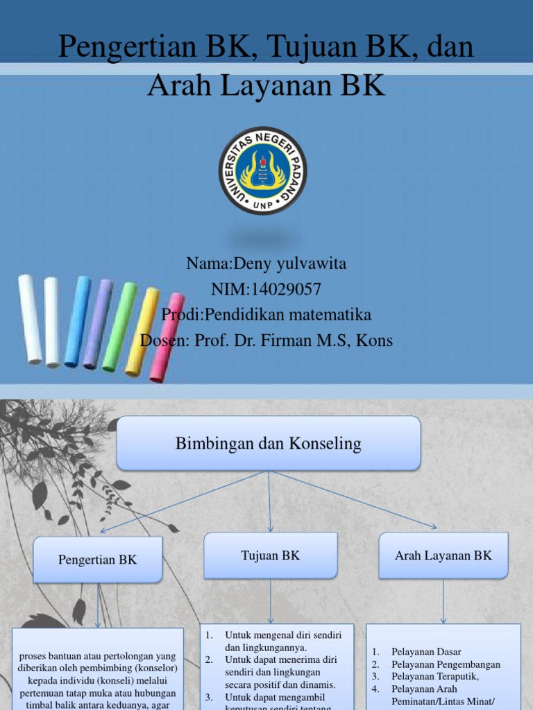 TUGAS 2 Tugas Pengertian BK, Tujuan BK, Dan Arah | PDF