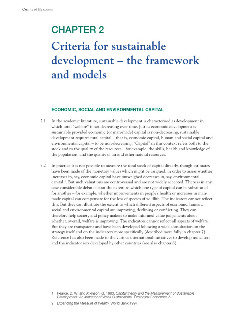 Model of Sustainable Development | PDF | Sustainability | Sustainable ...