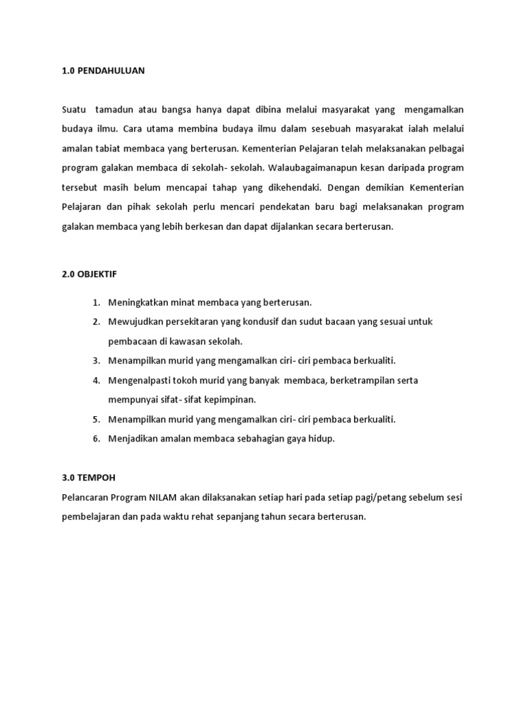 Kertas Kerja Pembugaran Nilam | PDF