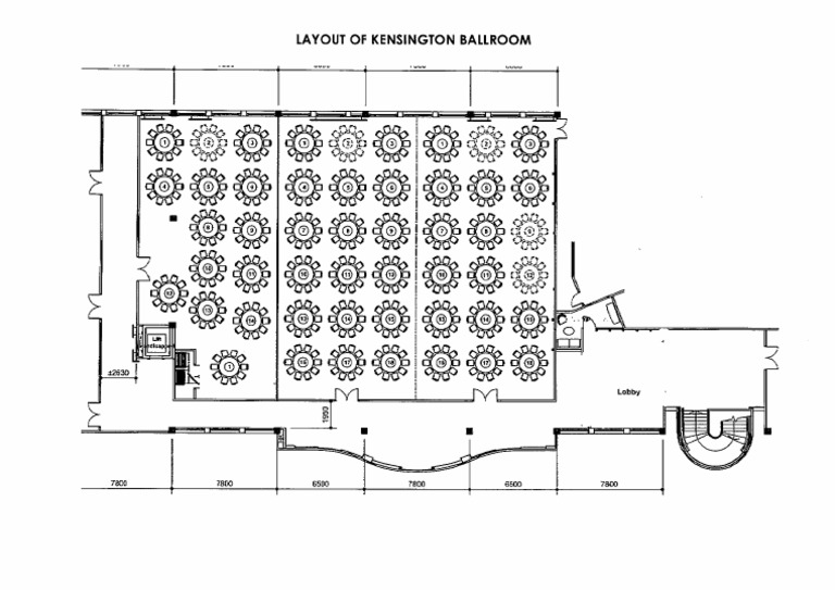 Kensington Ballroom Layout