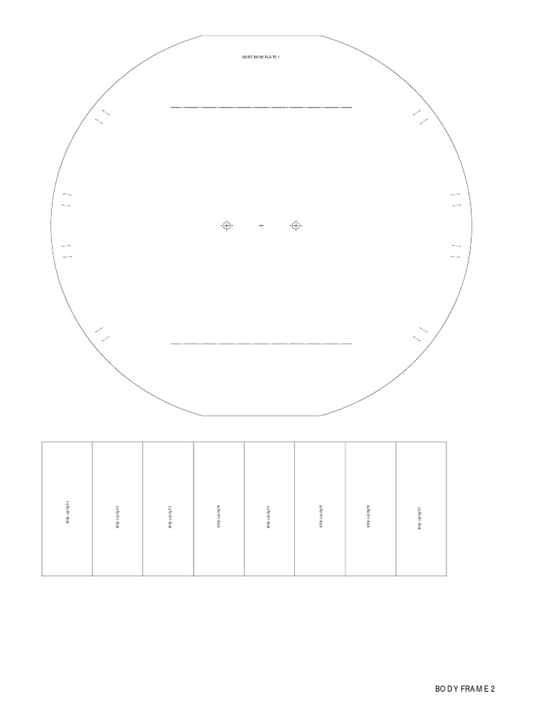 Body Frame 2: Skirt Base Plate 1 | PDF