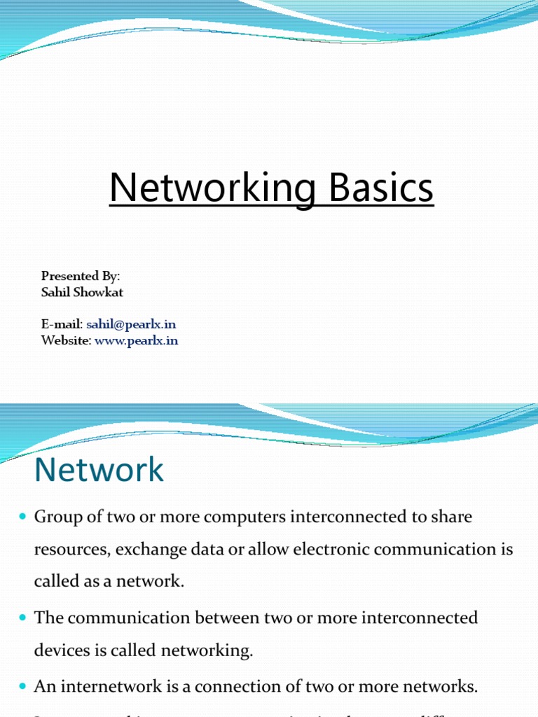 Networking Basics | PDF | Network Topology | Computer Network