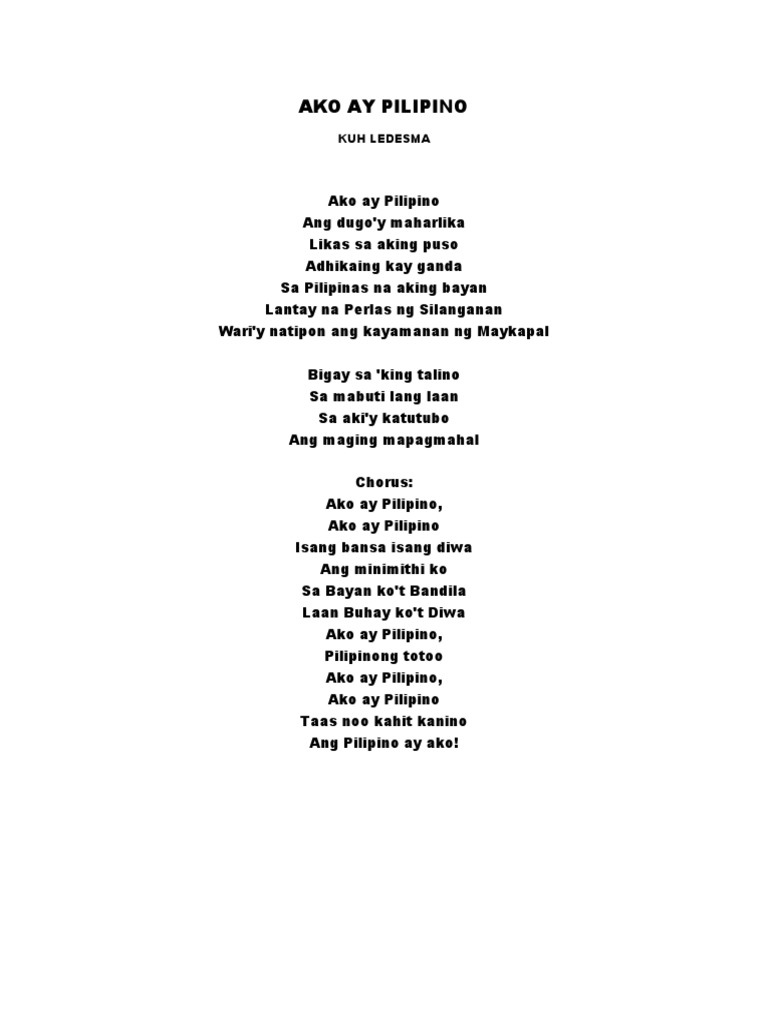 Makabayan Songs | PDF