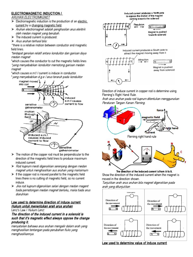 Electromagnetic Induction | PDF | Electromagnetic Induction | Magnetic ...