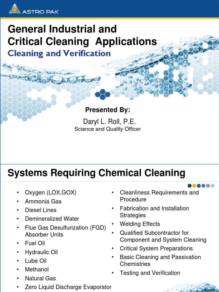General Industrial Critical Cleaning Web | PDF | Chromium | Corrosion