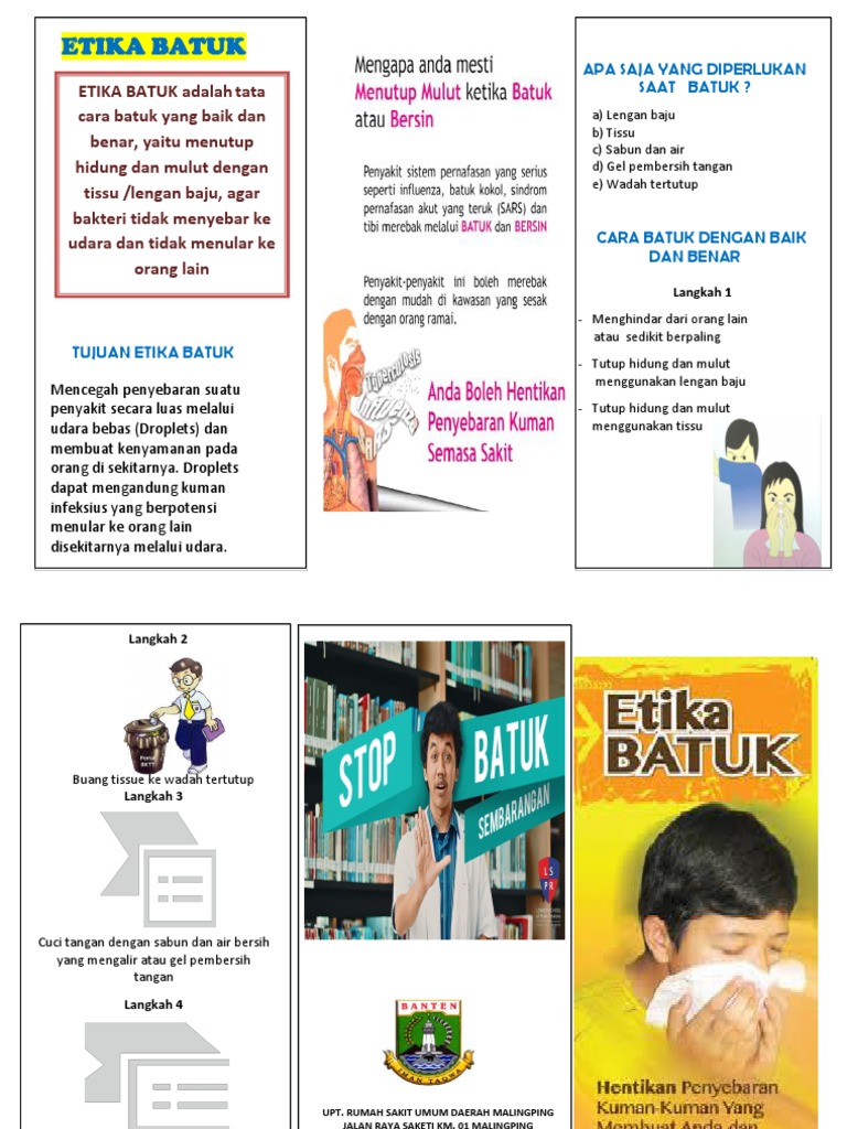 Leaflet Etika Batuk Edit | PDF
