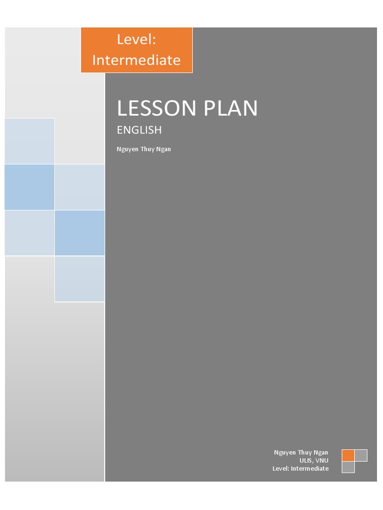 Lesson Plan: Level: Intermediate | PDF | Syntax | Human Communication