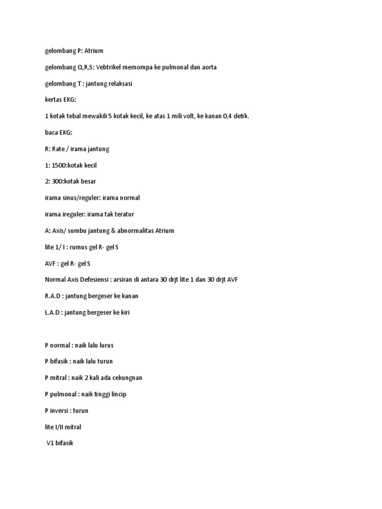 Rahim Ekg | PDF