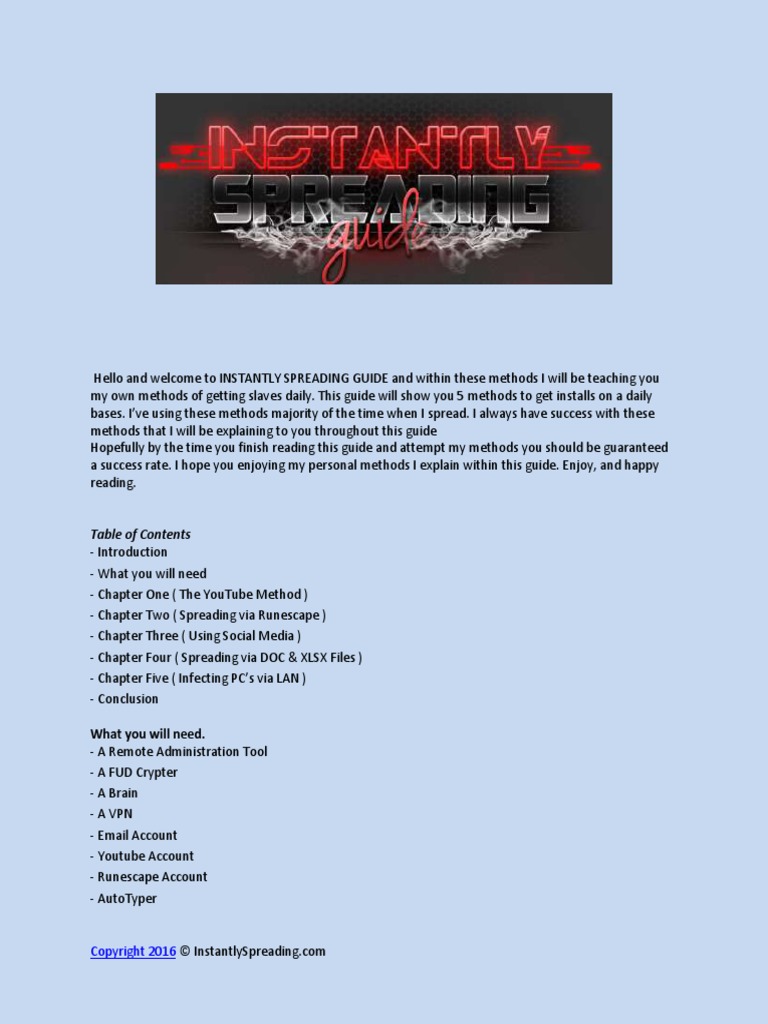 Instantly Spreading Basic | PDF | You Tube | Hypertext Transfer Protocol