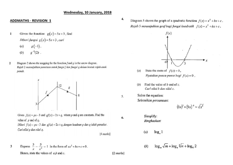Addmaths Revision 1 2018 Pdf