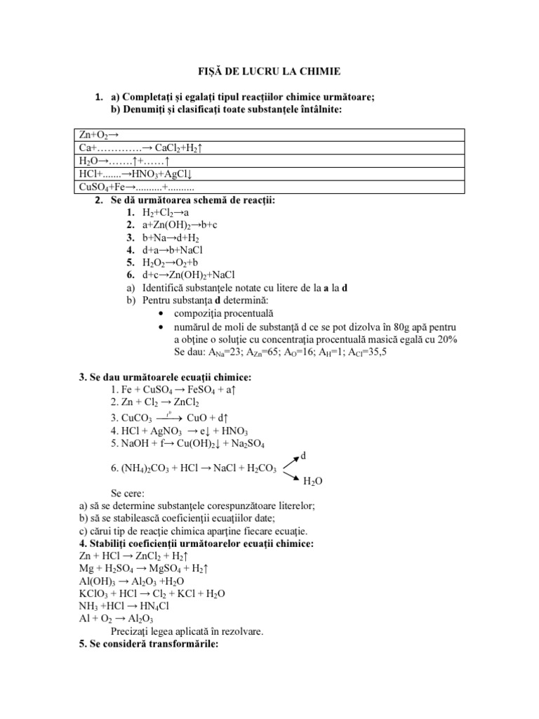 7 Chimie Fisa de Lucru Recapitulare Sem II