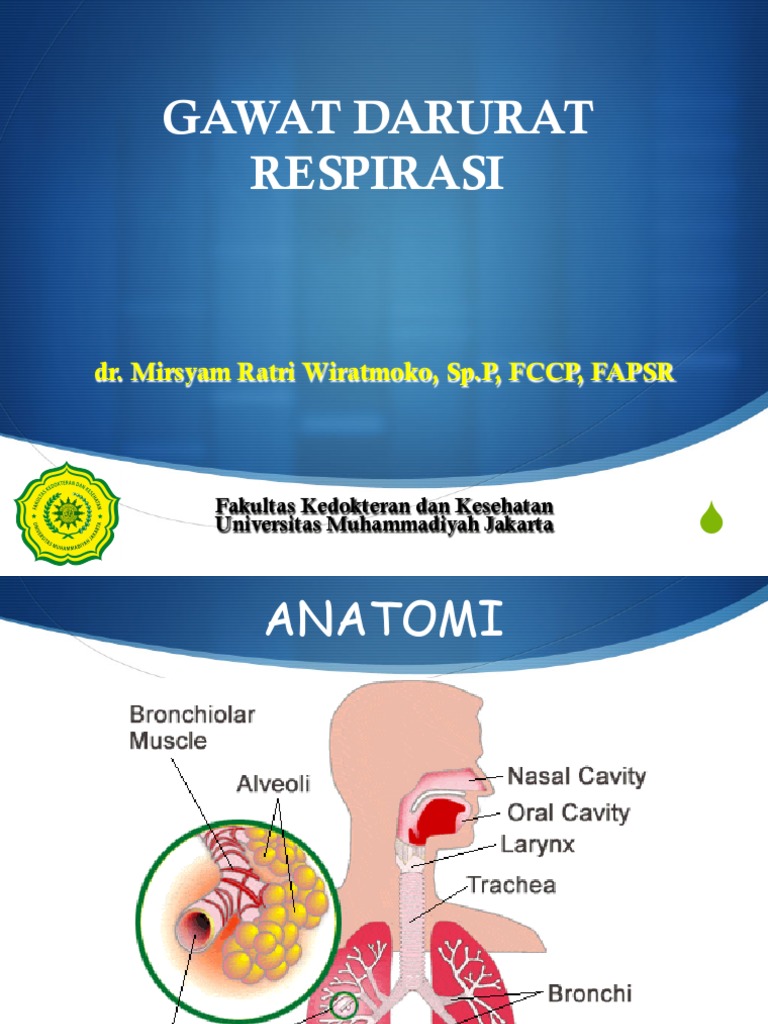 Gawat Darurat Paru OK Revised | PDF | Asthma | Clinical Medicine