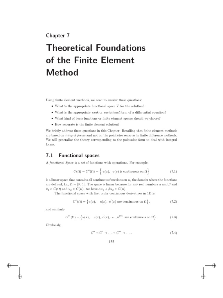 Chap7 | PDF | Finite Element Method | Continuous Function