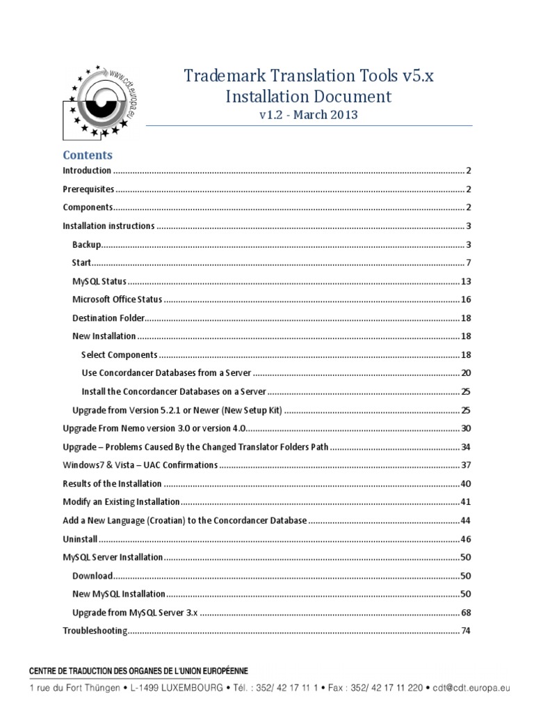 Trademark Tools Install Guide | PDF | Installation (Computer Programs ...