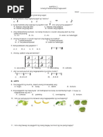 Diagnostic Test MAPEH 3 Validated | PDF