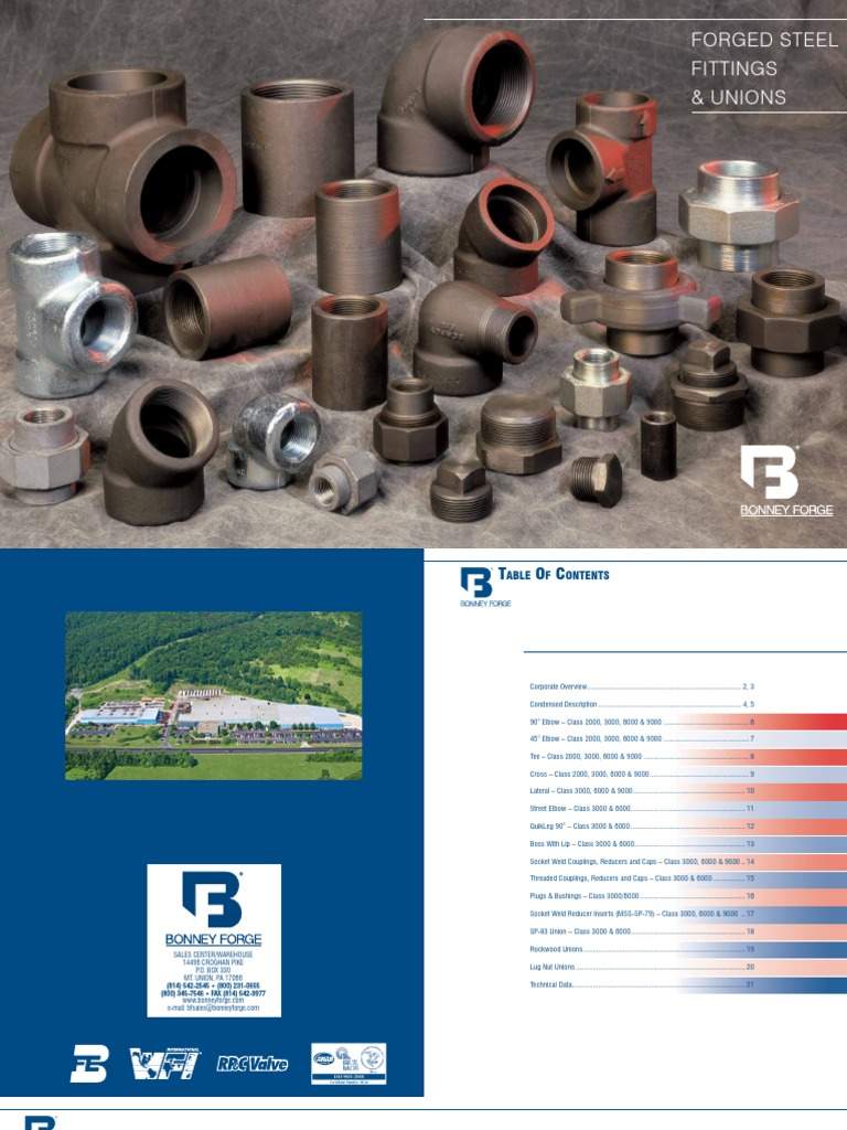 Bonnie Forge Couple Dimensions | PDF | Pipe (Fluid Conveyance ...