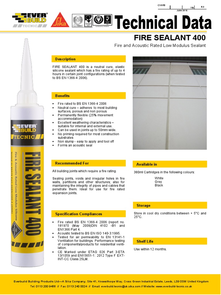 Fireseal-400-r9 | Industries | Building Materials | Free 30-day Trial ...