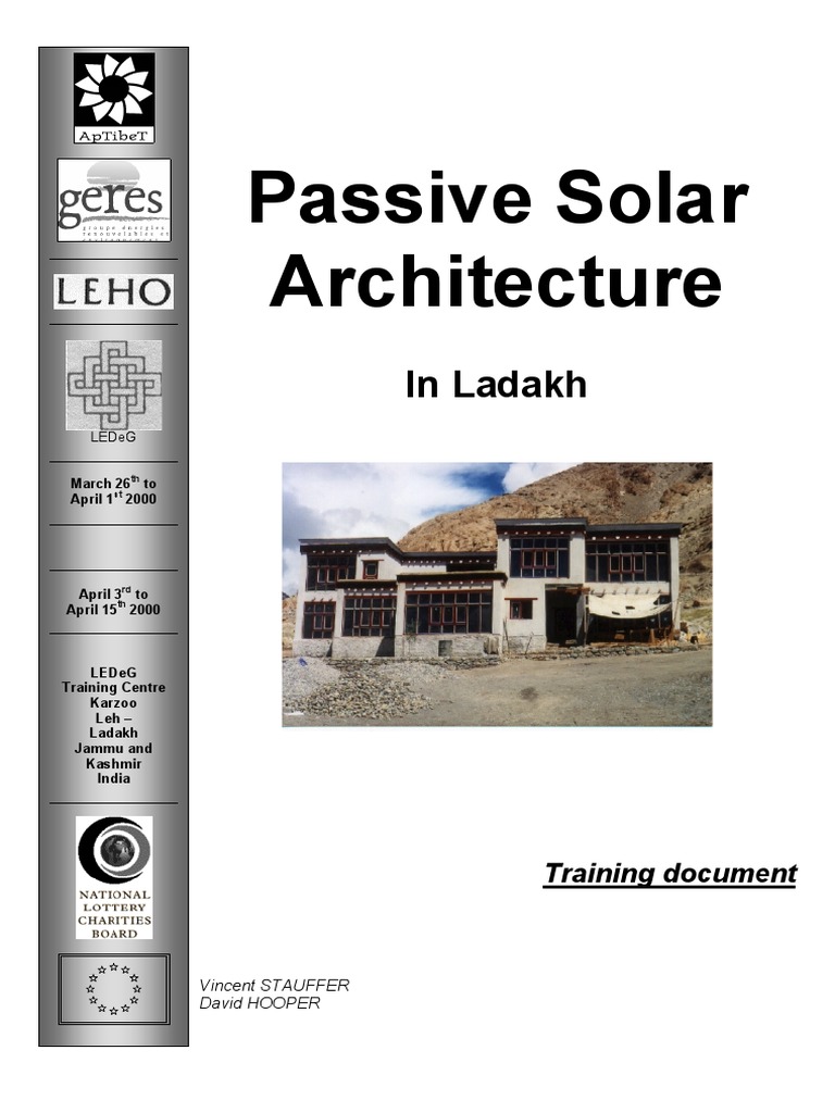 Passive Solar Design 2 | PDF | Building Insulation | Fuels