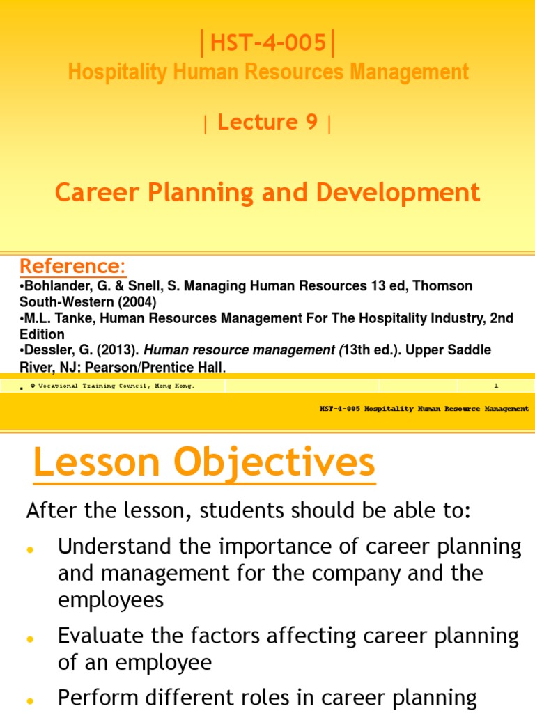 Lecture 9 Career Planning Powerpoint | PDF | Competence (Human Resources) | Vocational Education