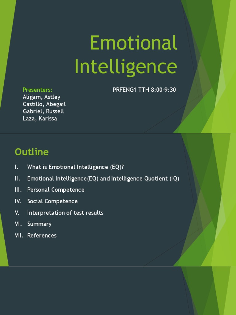 Emotional Intelligence | Download Free PDF | Emotional Intelligence ...