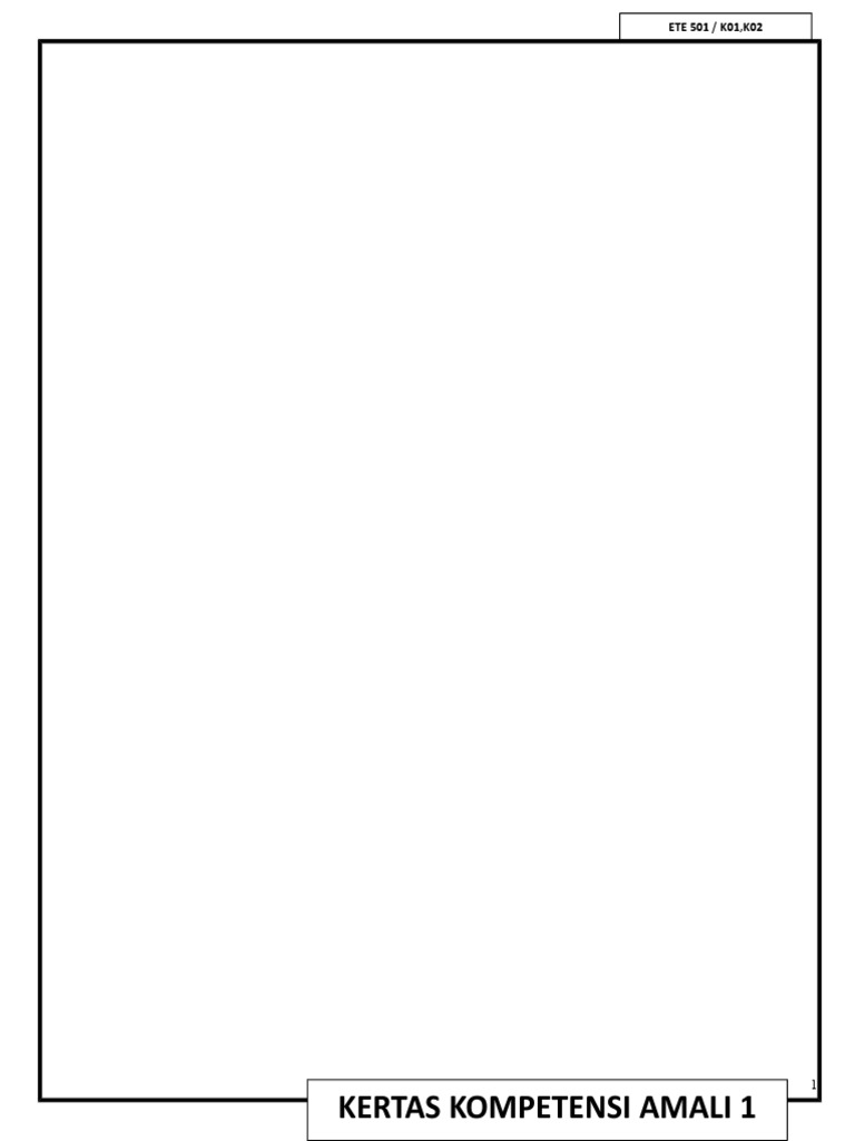 Kertas Amali 1 | PDF | Electricity | Electrical Engineering