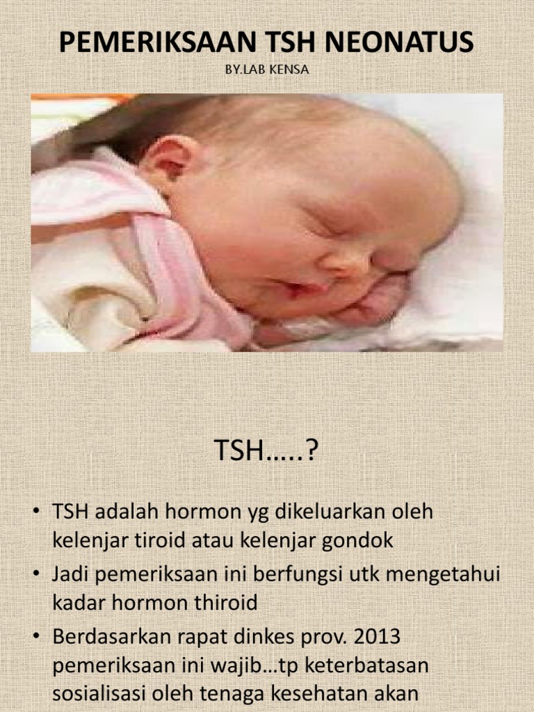 Pemeriksaan TSH Neonatus | PDF