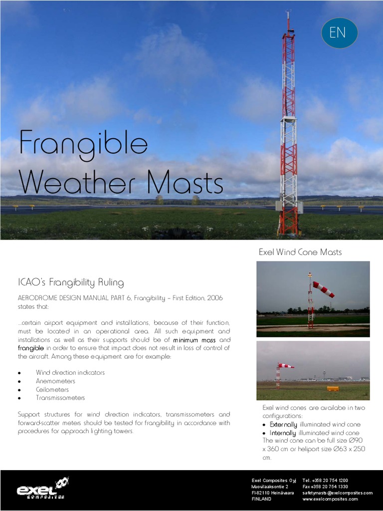Frangible Weather Masts: ICAO's Frangibility Ruling | PDF
