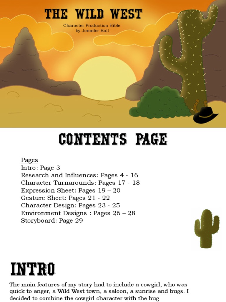Bug-Inspired Cowgirl Character Design | PDF